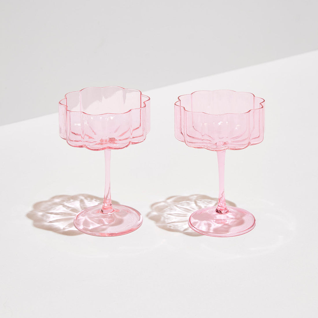 PINK | FAZEEK | TWO SET WAVE COUPE GLASSES – Fazeek (US)